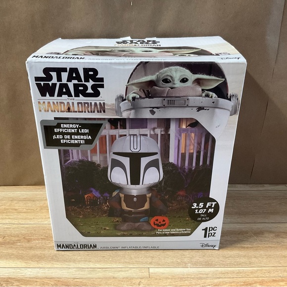 Gemmy | Holiday | 35 Ft Stand Up Mandalorian Airblown Star Wars ...
